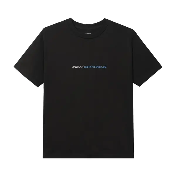 ANTI SOCIAL SOCIAL CLUB Enrolled Tee - Black
