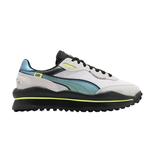 PUMA Style Rider Petrol Spill Sneakers - White