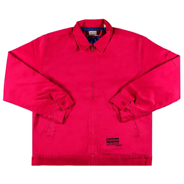 Supreme X Junya Watanabe X Comme Des Garçons Printed Work Jacket - Pink