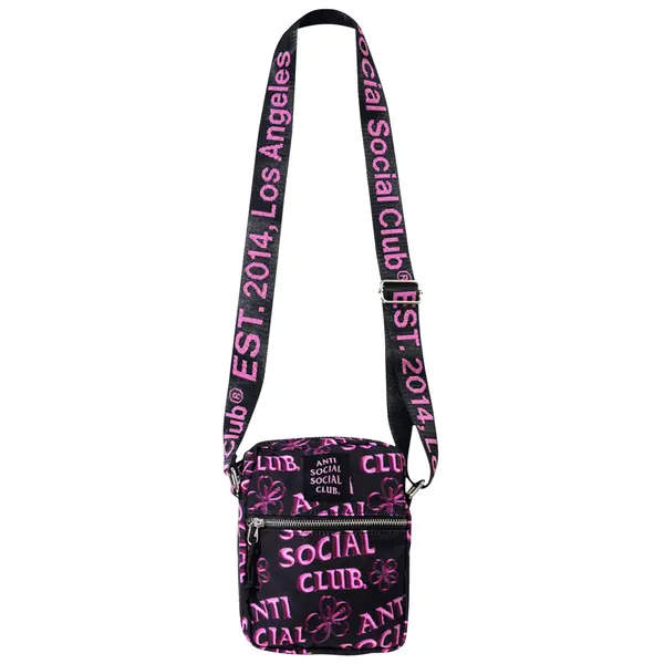 ANTI SOCIAL SOCIAL CLUB Coral Crush Side Bag - Black