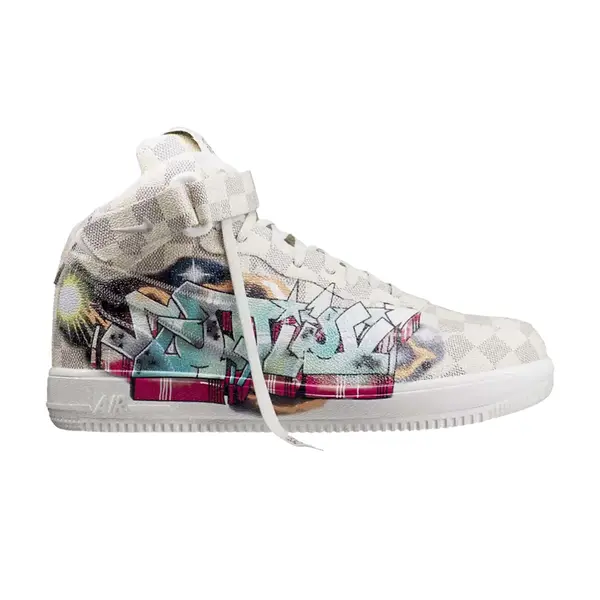 Nike Louis Vuitton X Air Force 1 Mid 'graffiti' Sneakers