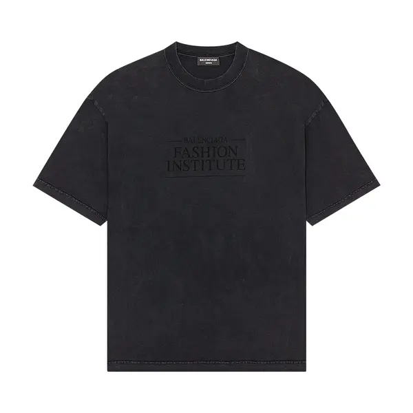 Balenciaga Medium Fit T-shirt 'washed - Black