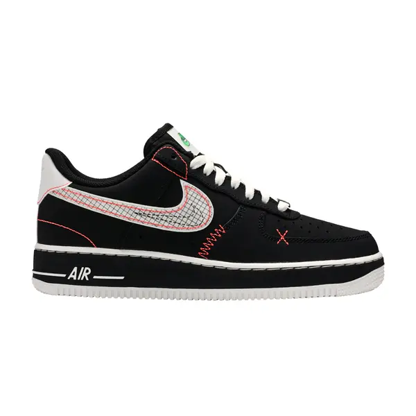 Nike Force 1 '07 Lv8 'exposed Stitching' Sneaker - Black