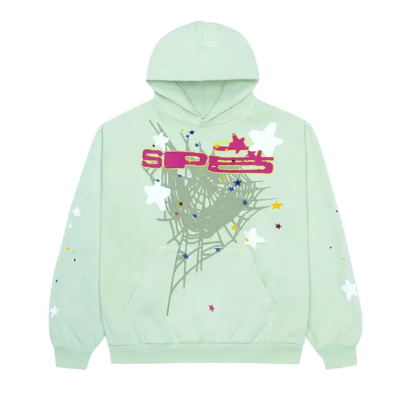 SP5DER Pullover Hoodie - Green