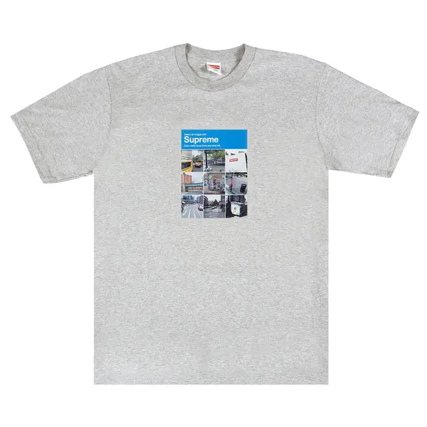 Supreme Verify Tee 'heather - Grey
