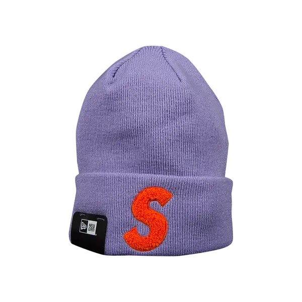 Supreme X New Era S Logo Beanie - Purple