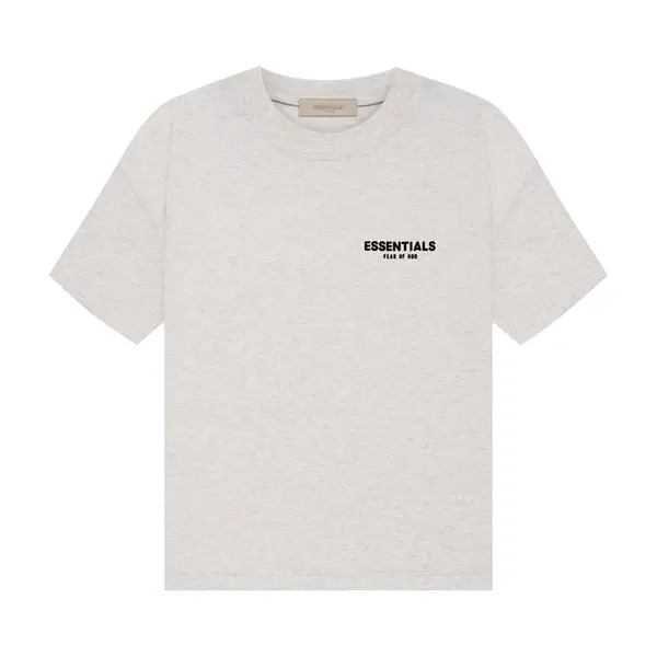 Fear Of God Light Oatmeal Tee - Grey