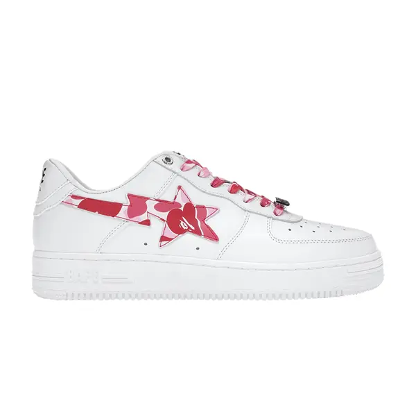 A BATHING APE Bapesta Abc Camo Sneakers - White