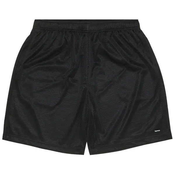 Supreme Small Box Baggy Mesh Short - Black