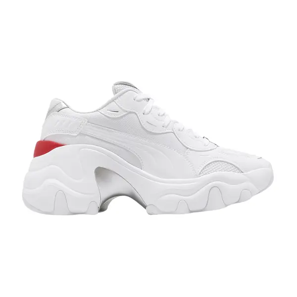 PUMA Pulsar Wedge Tech Glam Sneakers - White