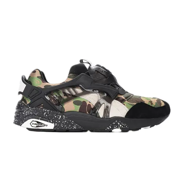 PUMA X A Bathing Ape Disc Blaze Camo Sneakers