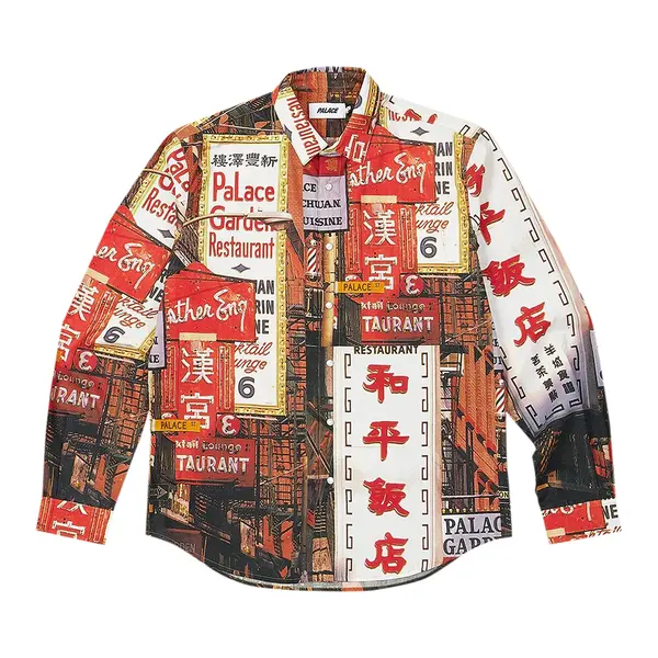 PALACE Downtown Graphic Print Shirt