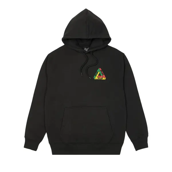 PALACE Swirl Tri-ferg Hood - Black
