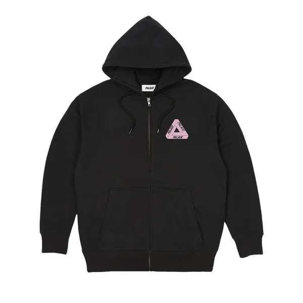 PALACE Tri-puff Print Zip Hoodie - Black