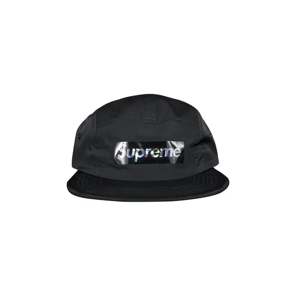 Supreme Holographic Camp Cap - Black