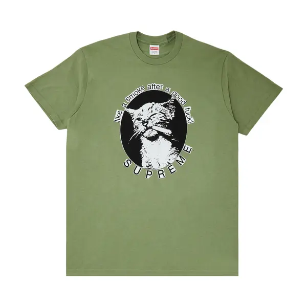 Supreme Smoke Tee 'light Olive - Green