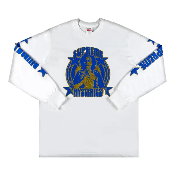Supreme X Hysteric Glamour Long-sleeve Tee - White