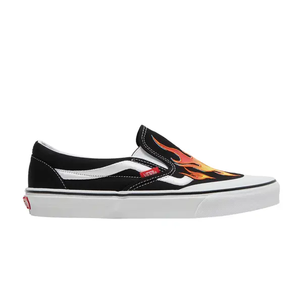 VANS A$ap Rocky X Classic Slip-on "worldwide Pack Flame - Black