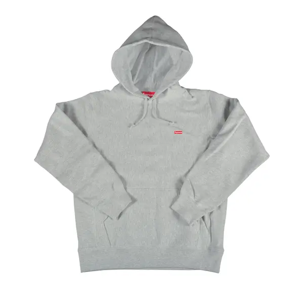 Supreme Enamel Small Box Hooded Sweatshirt - Grey