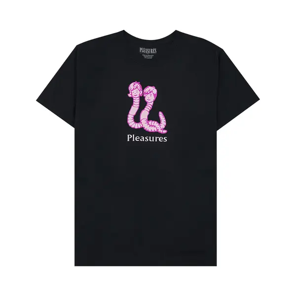 PLEASURES Mud Pigment T-shirt - Black