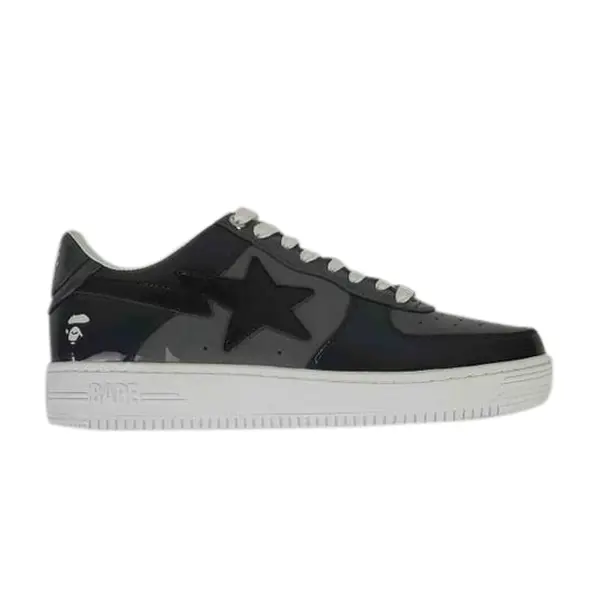 Bape Bapesta Low M2 Sneakers Black Editorialist