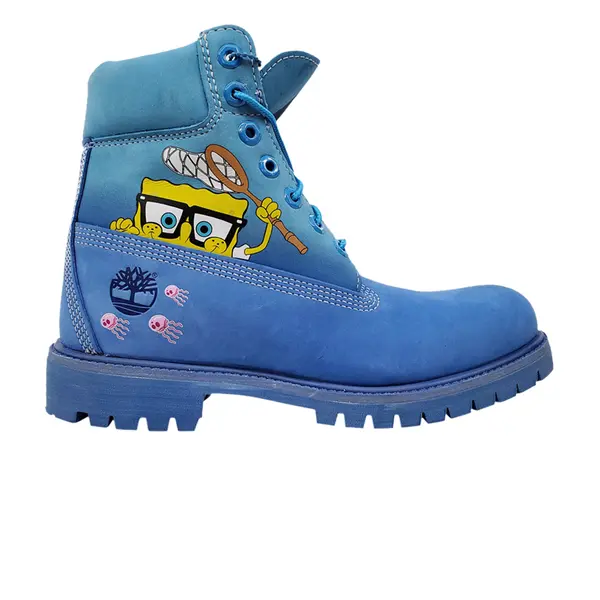 Timberland Spongebob Squarepants X 6-inch Premium Waterproof Boot - Blue