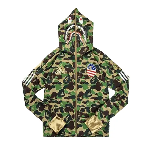 A BATHING APE X Adidas Sb Shark Full Zip Hoodie