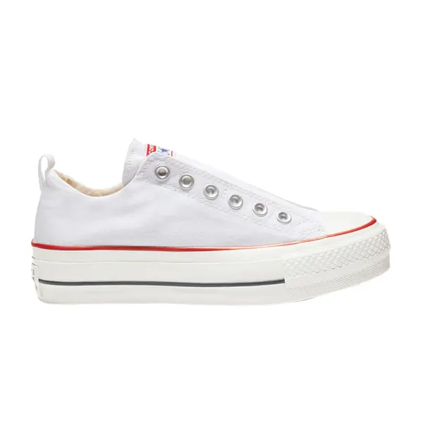 CONVERSE Chuck Taylor All Star Lift Slip Low Sneakers - White