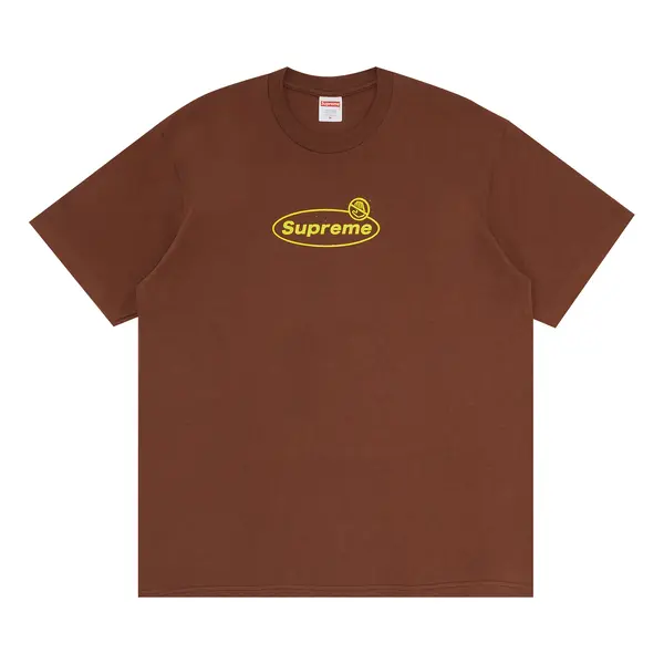 Supreme Warning Tee - Brown