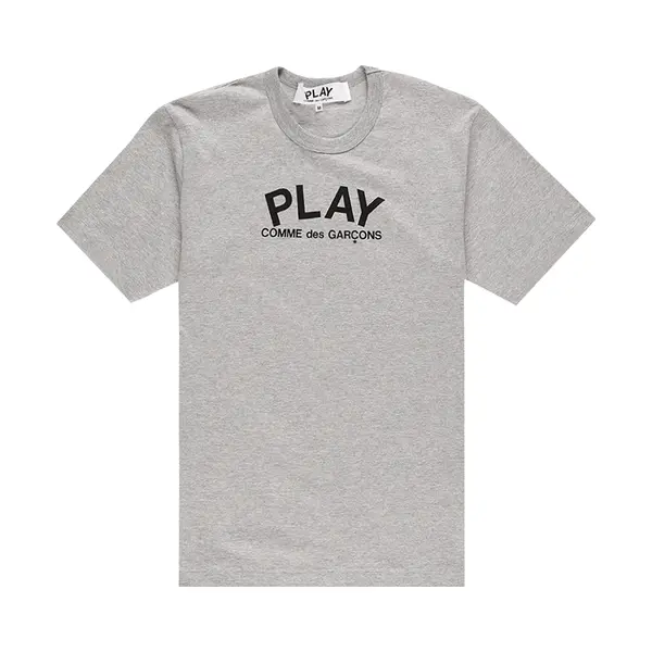 Play Comme Des Garcon Back Logo Heart T-shirt - Grey
