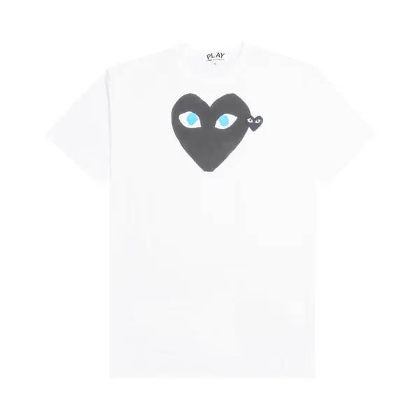 Play Comme Des Garcon Emblem Heart T-shirt - White
