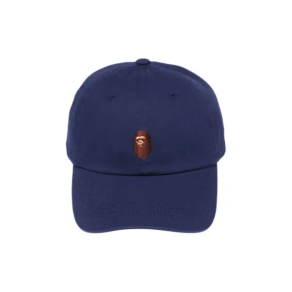 A BATHING APE Ape Head Panel Cap - Blue