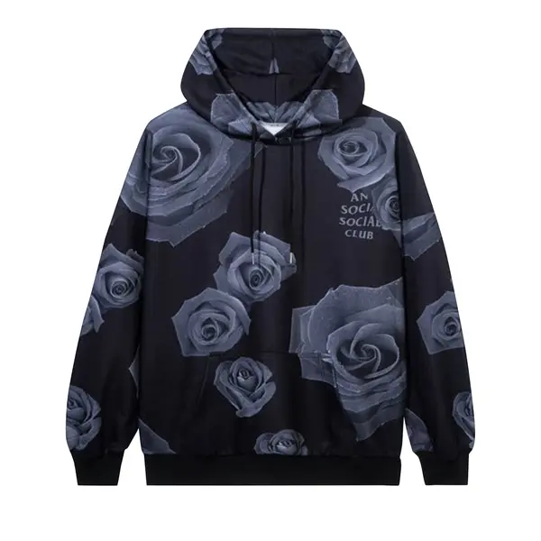 ANTI SOCIAL SOCIAL CLUB Petal To The Floor Hoodie - Black