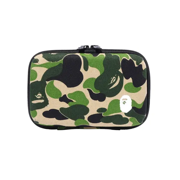 A BATHING APE Abc Camo Mobile Storage Pouch - Green