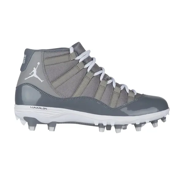 JORDAN 11 Td Cleat - Grey