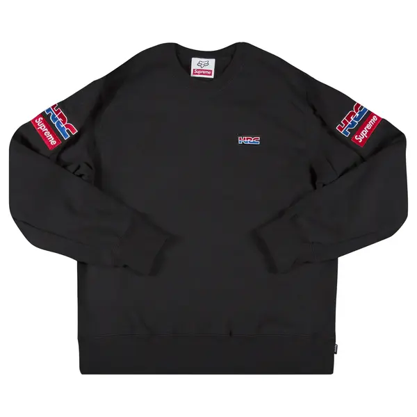 Supreme X Honda Fox Racing Crewneck - Black