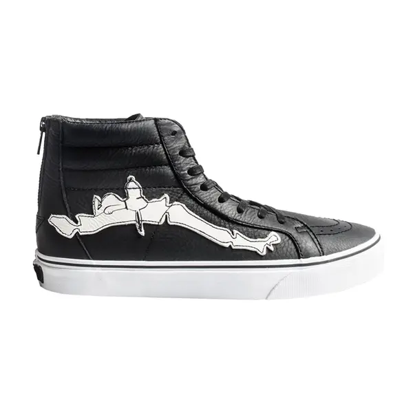VANS Blends X Peanuts X Sk8-hi Reissue Zip 'snoopy Bones - Black