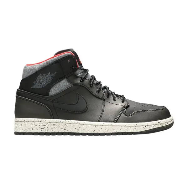 JORDAN 1 Mid Sneakers - Black