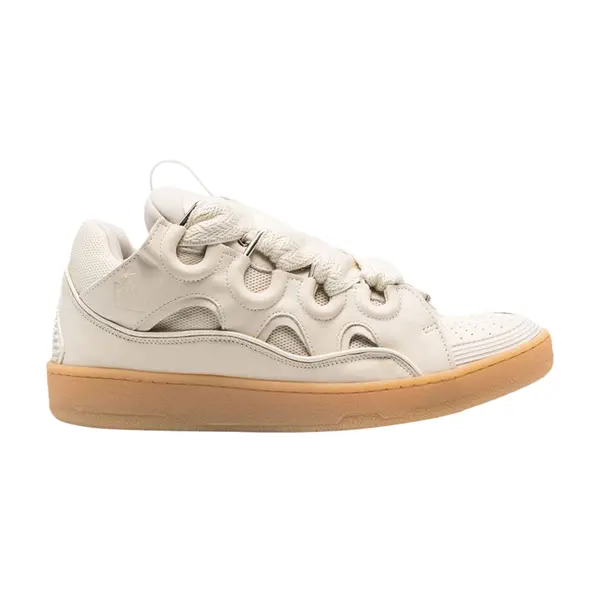 LANVIN Curb Sneakers - Cream