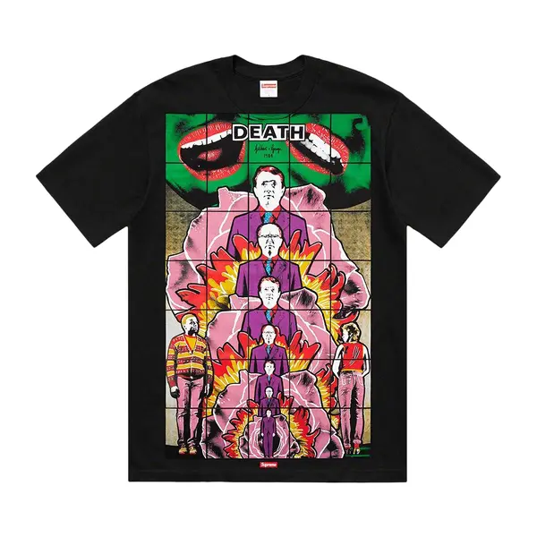 Supreme Gilbert And George Death Tee - Black
