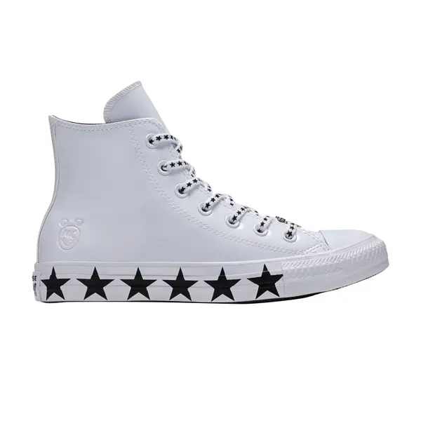 CONVERSE Miley Cyrus Chuck Taylor All Star Hi 'stars' Sneakers - White