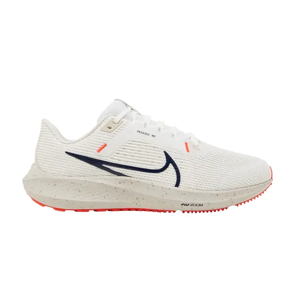 Nike Air Zoom Pegasus 40 Wide Sneakers - White