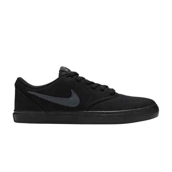 Nike Check Solarsoft Canvas Sb Sneakers - Black