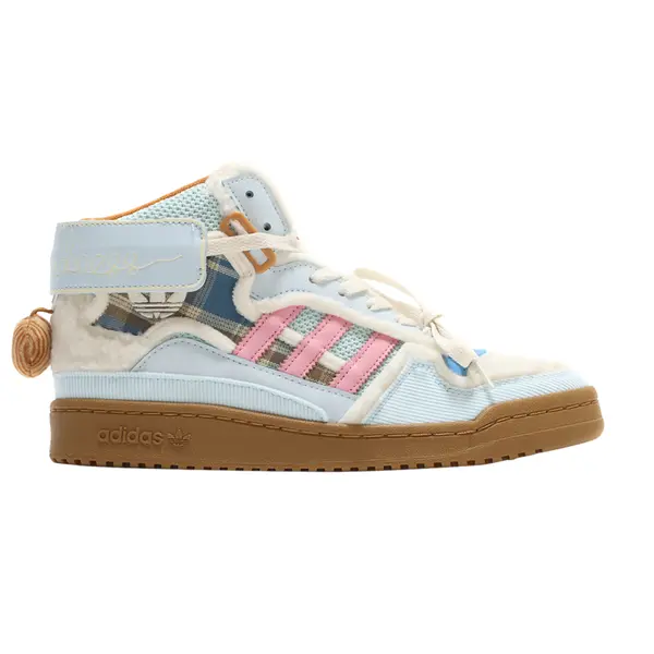 Adidas Melting Sadness X Forum Exhibit Mid Sneakers - Blue