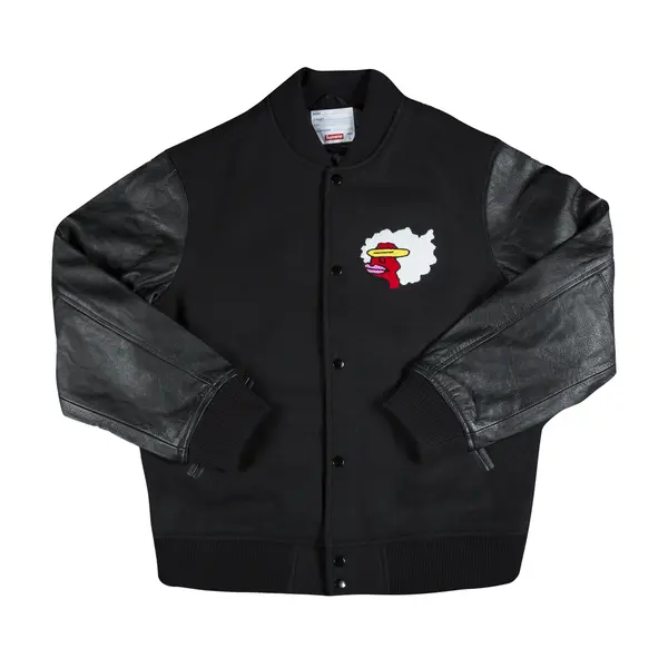 Supreme Gonz Ramm Varsity Jacket - Black