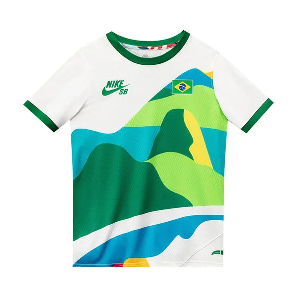 Nike X Parra Brazil Federation Kit Crew Jersey - White