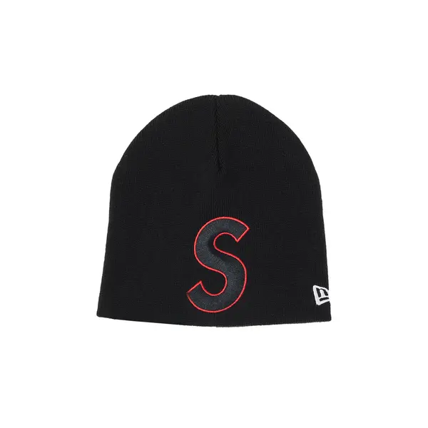Supreme X New Era S Logo Beanie - Black
