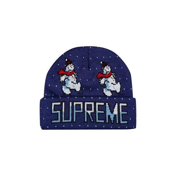 Supreme Snowman Beanie - Blue