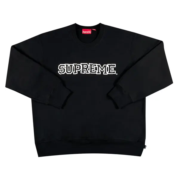 Supreme Shattered Logo Crewneck - Black