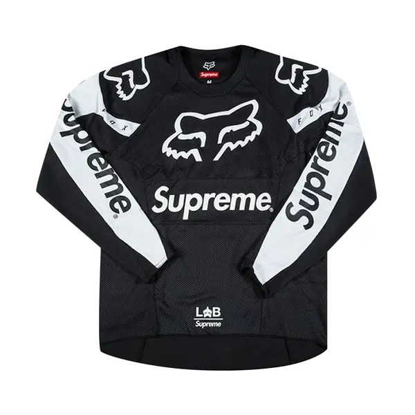 Supreme X Fox Racing Moto Jersey Top - Black
